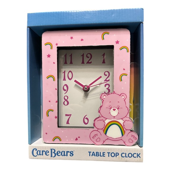 Other | Care Bears Cheer Bear Table Top Clock Collectible | Poshmark